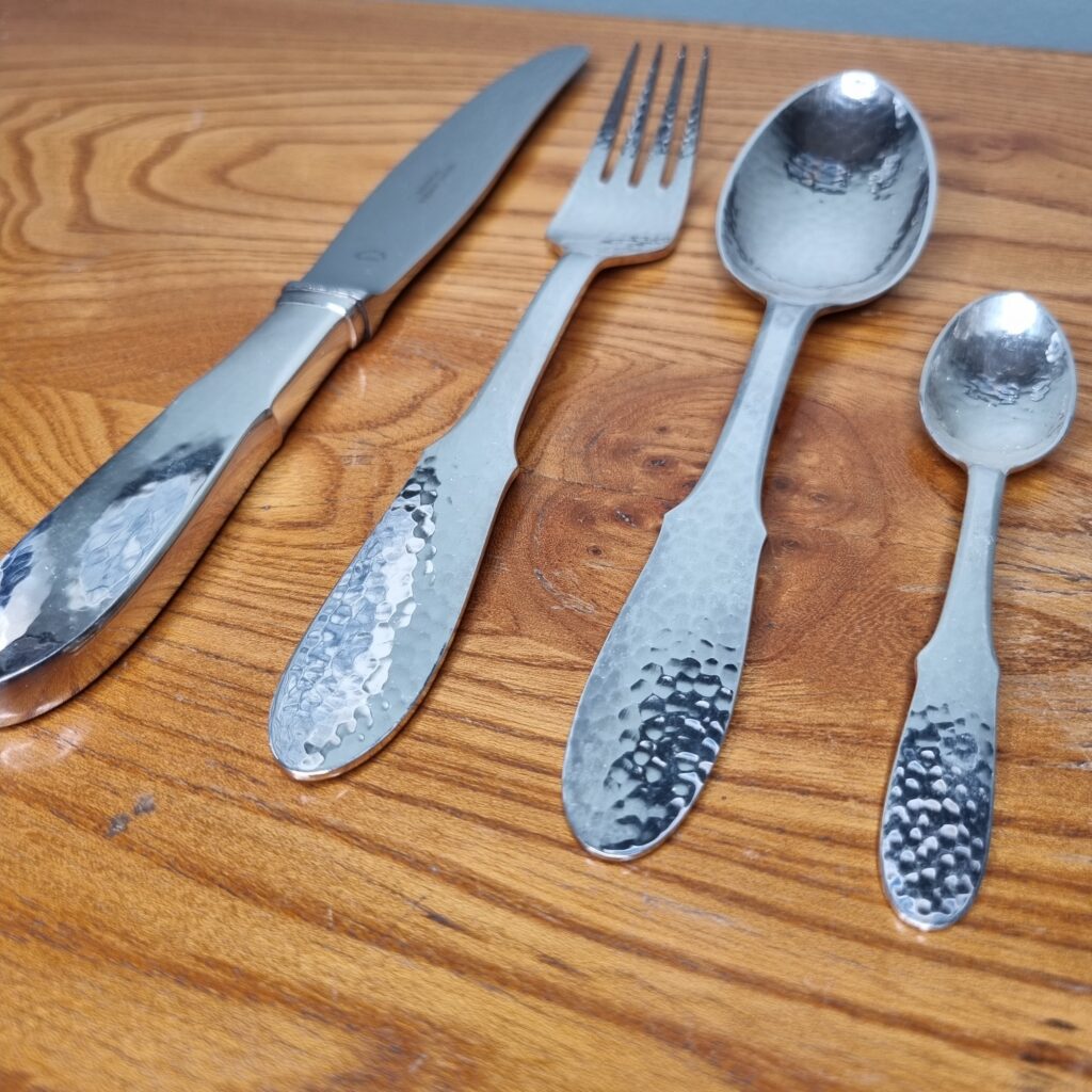 Georg Jensen Mermaid bestik, fire dele - Villa og Vejbod