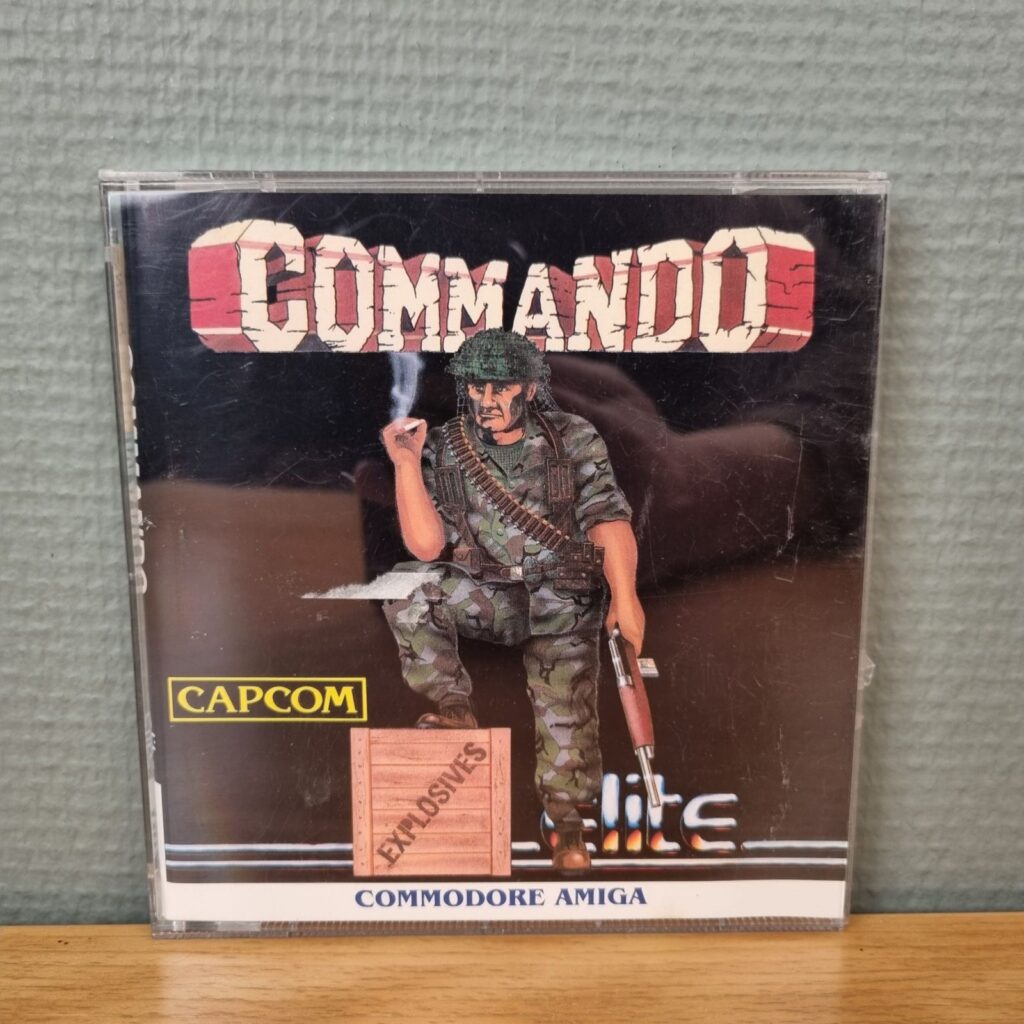 Commando til Amiga – floppy disk fra 1989 - Villa og Vejbod