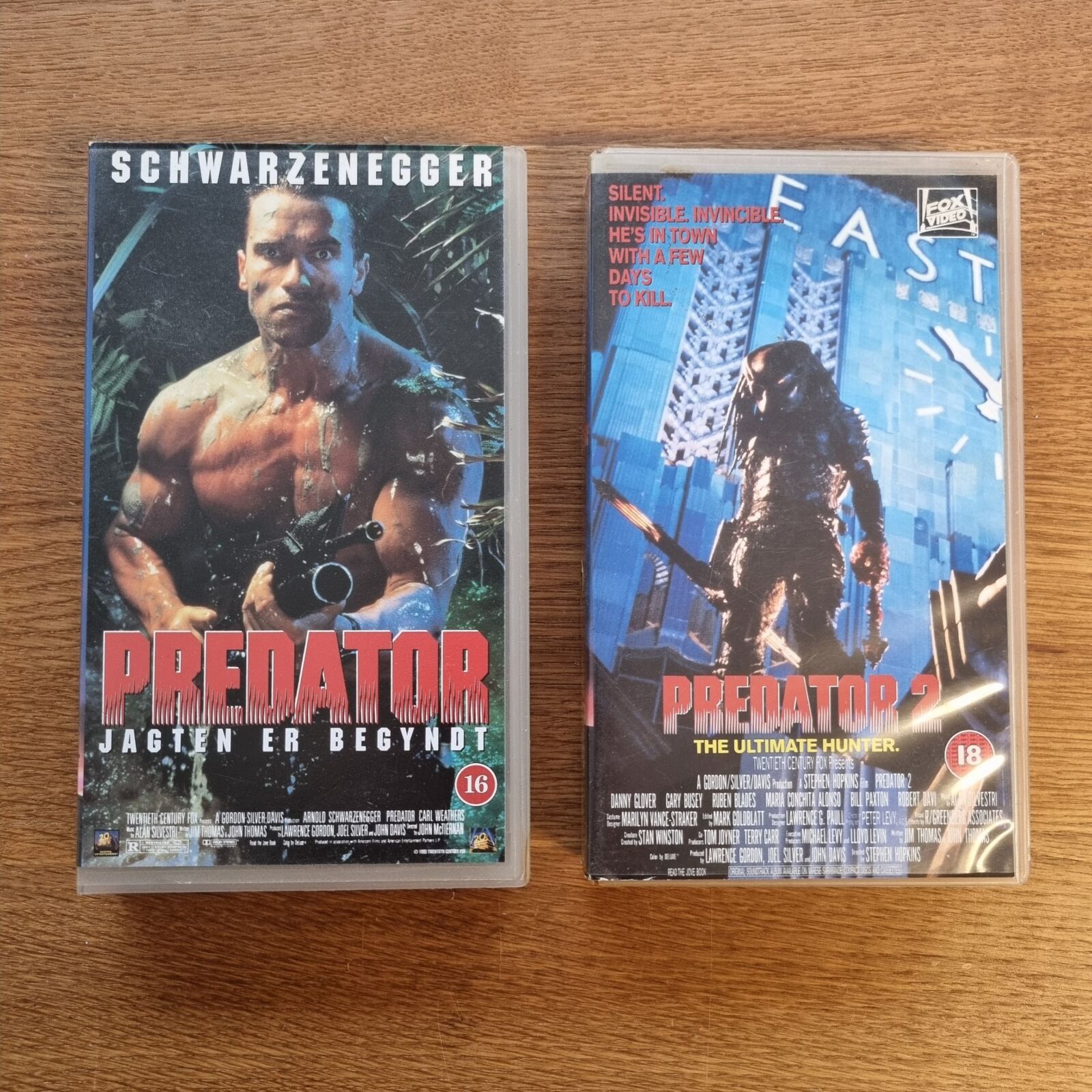 Predator 1 og 2 – VHS - Villa og Vejbod