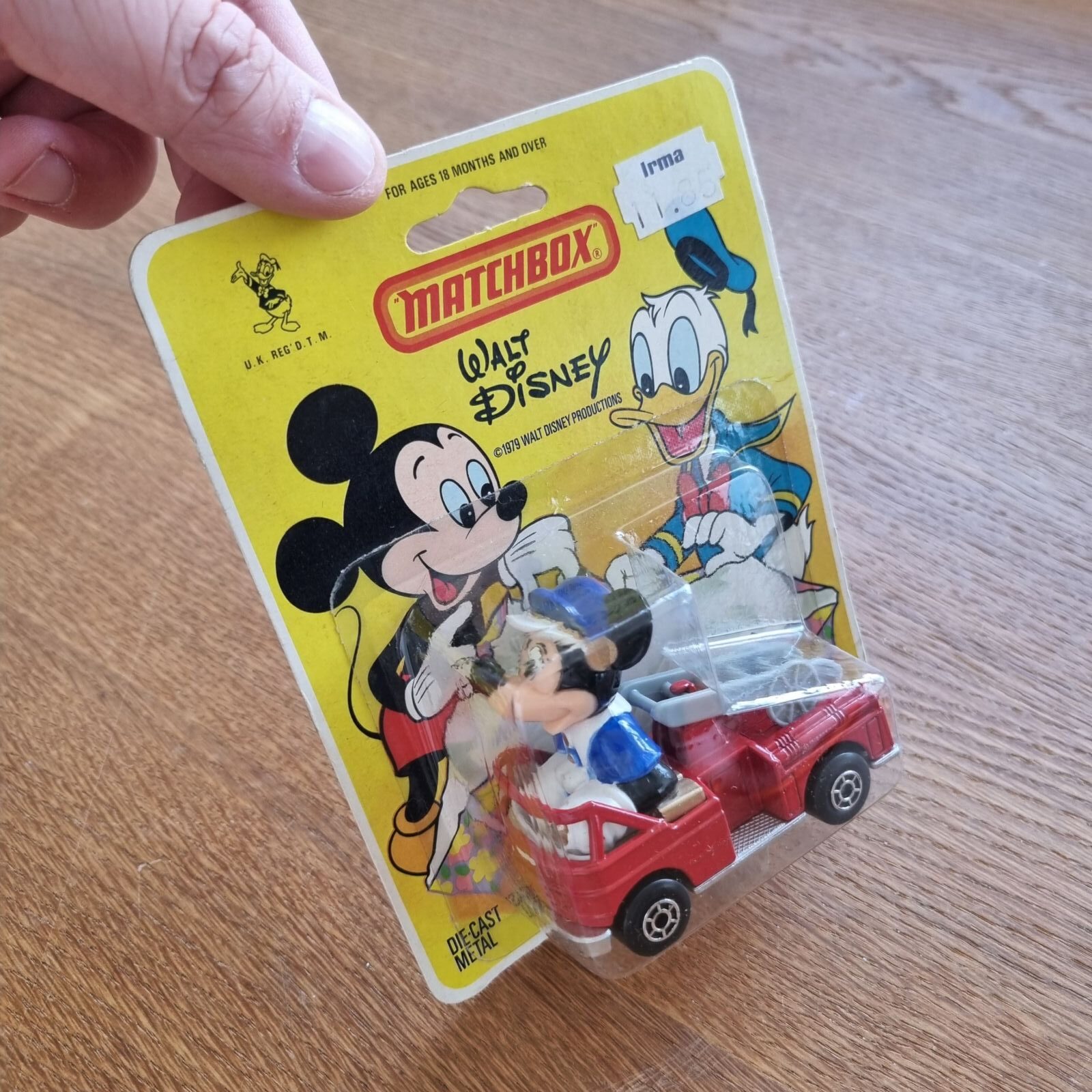 Matchbox – Walt Disney WD-1 – Mickey Mouse – Uåbnet - Villa og Vejbod
