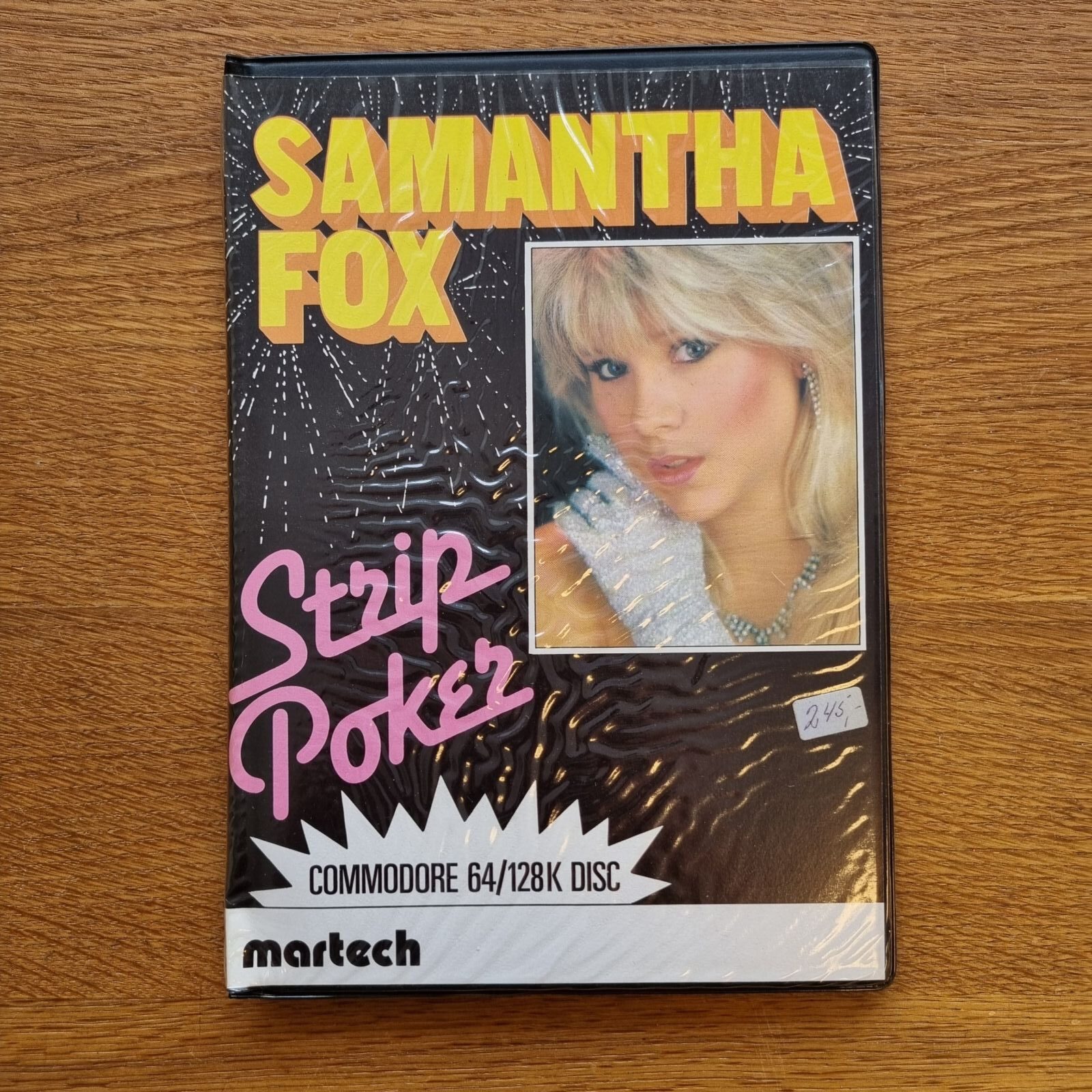 Samantha Fox Strip Poker – Commodore 64 / 128 – disk - Villa og Vejbod