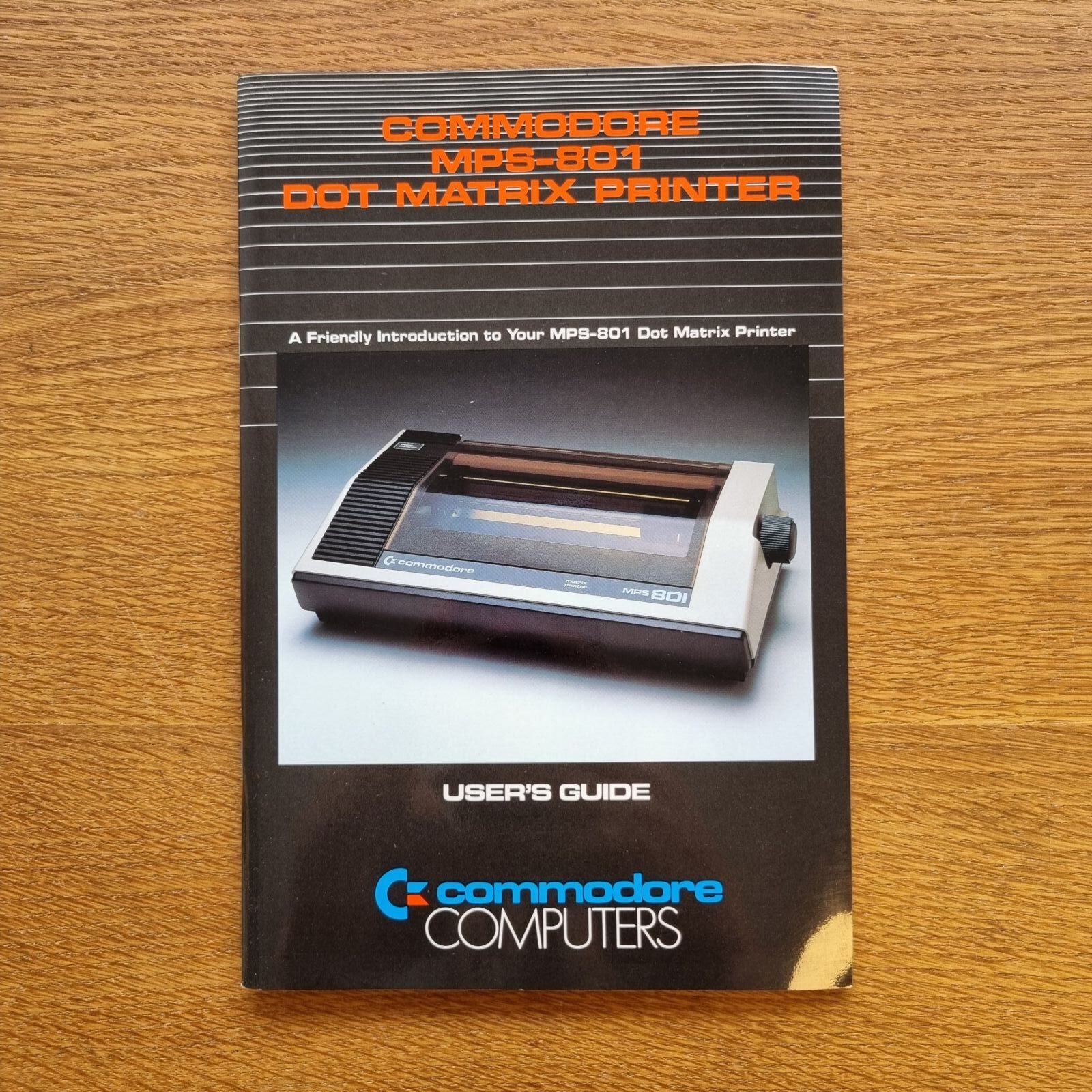 Manual til Commodore MPS-801 Dot Matrix Printer - Villa og Vejbod