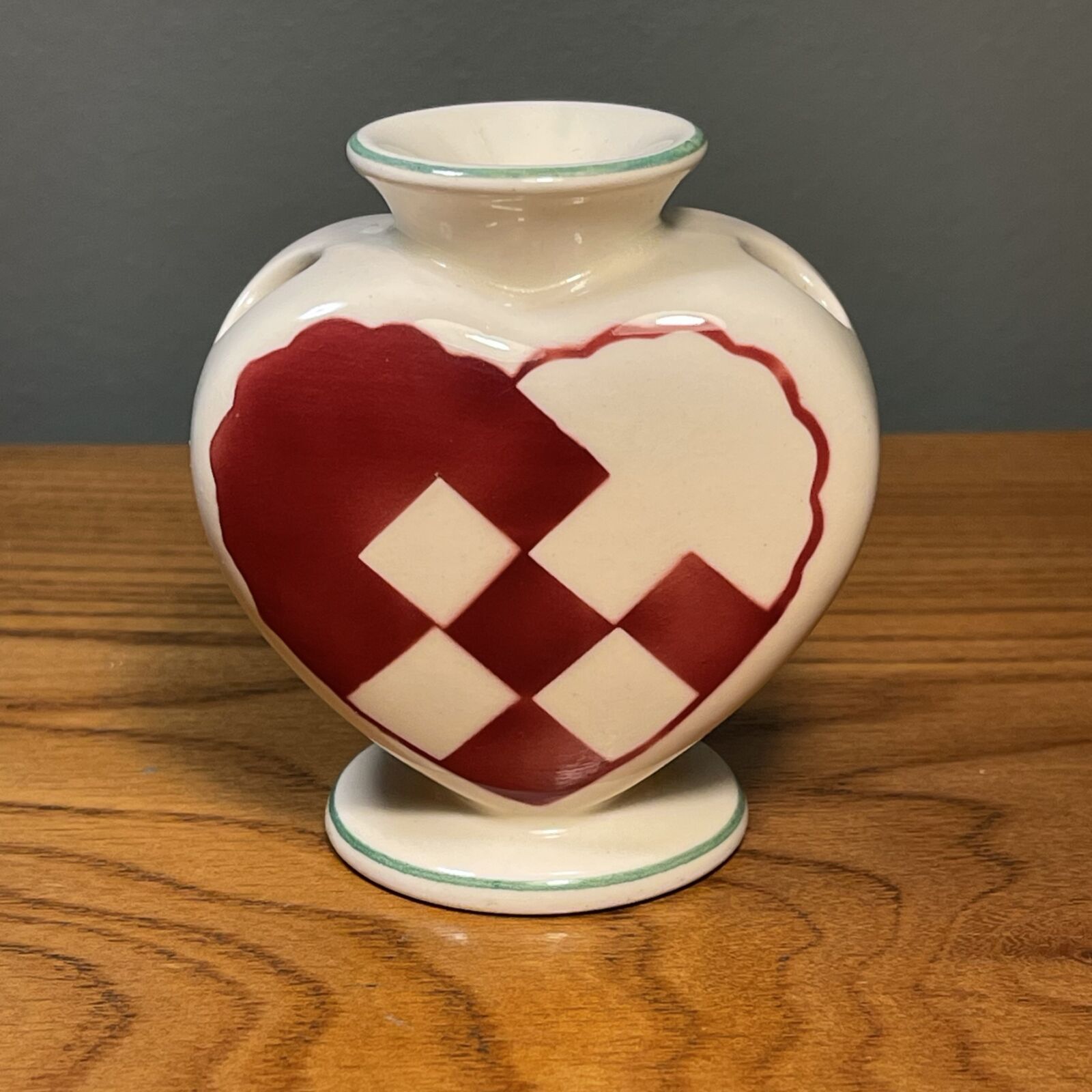 Aluminia julehjerte – rød - Villa og Vejbod