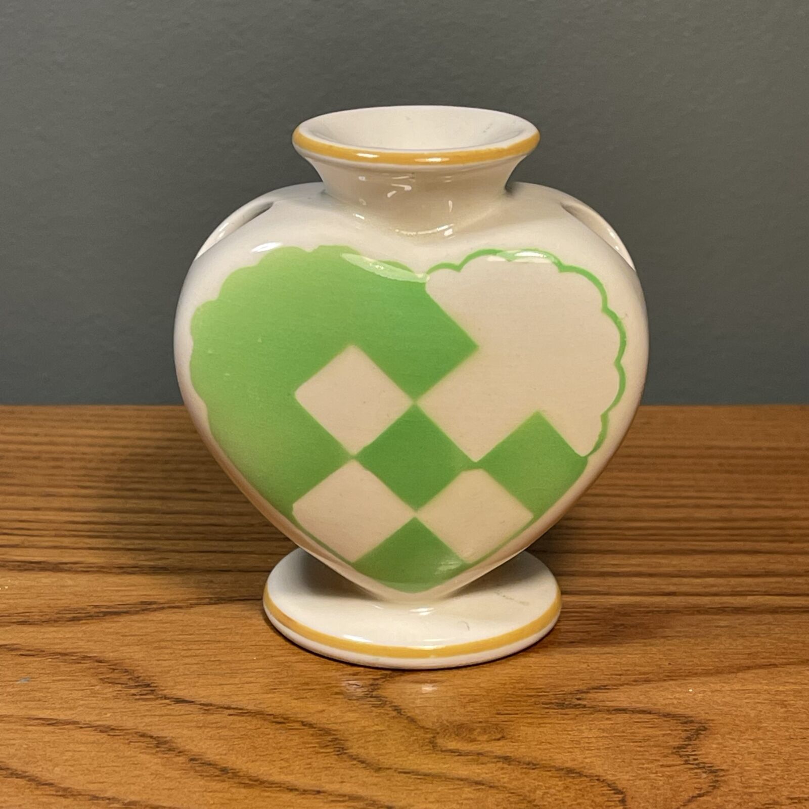 Aluminia julehjerte – grøn - Villa og Vejbod