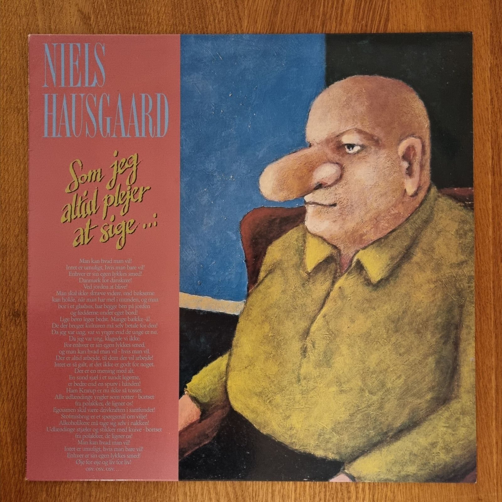 Niels Hausgaard – Som jeg altid plejer at sige – Vinyl - Villa og Vejbod