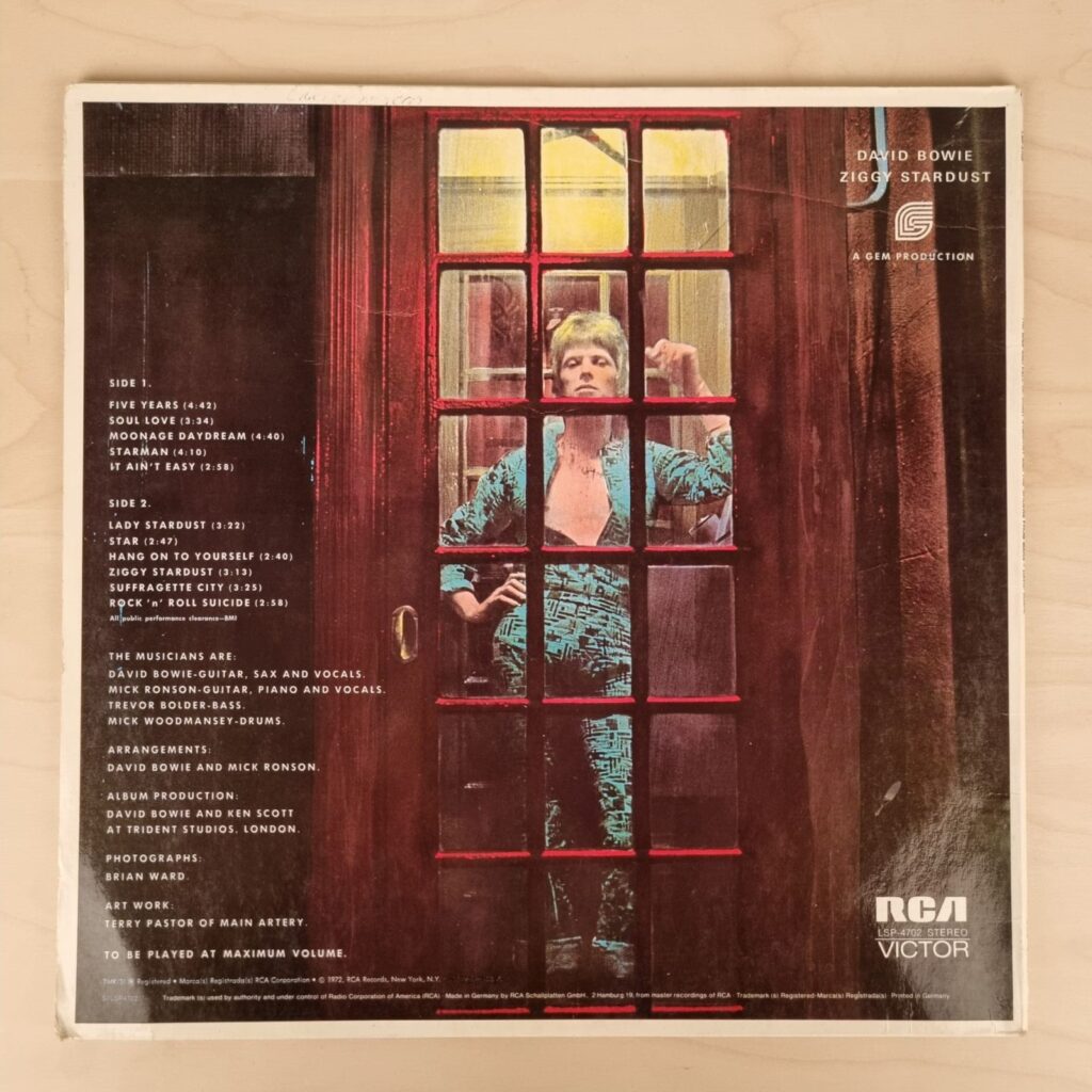 David Bowie – The Rise and Fall of Ziggy Stardust and the Spiders From ...